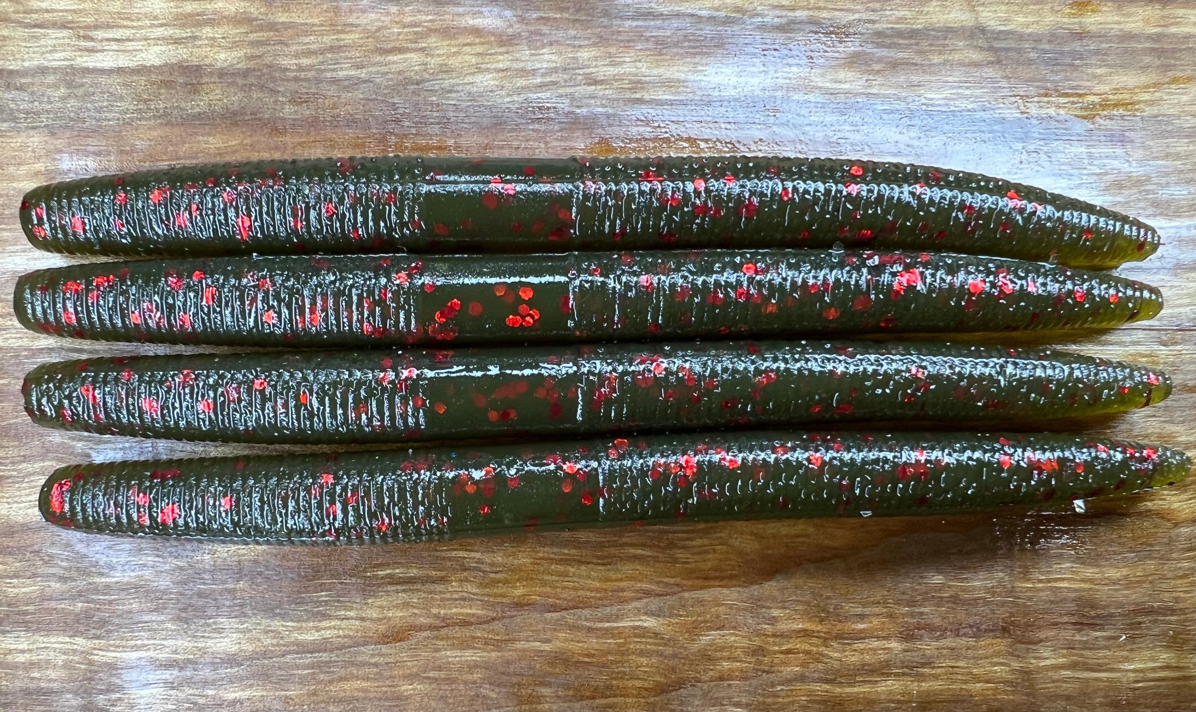 5" Stick Worms. 4 pack – Campania Lures